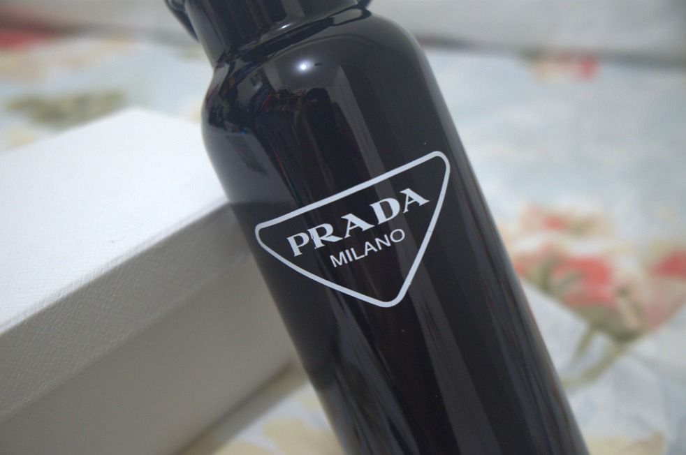 brand new Prada metallic insulated water bottle 500ml Stainless steel Original From Canada ...