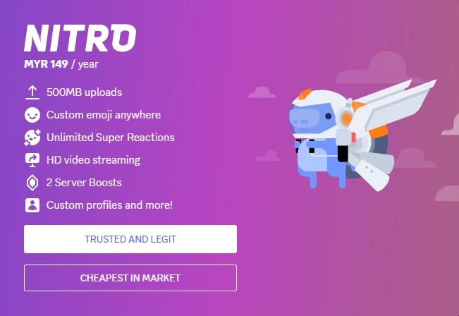 [CHEAPEST] Discord Nitro Gift, Video Gaming, Gaming Accessories, In ...