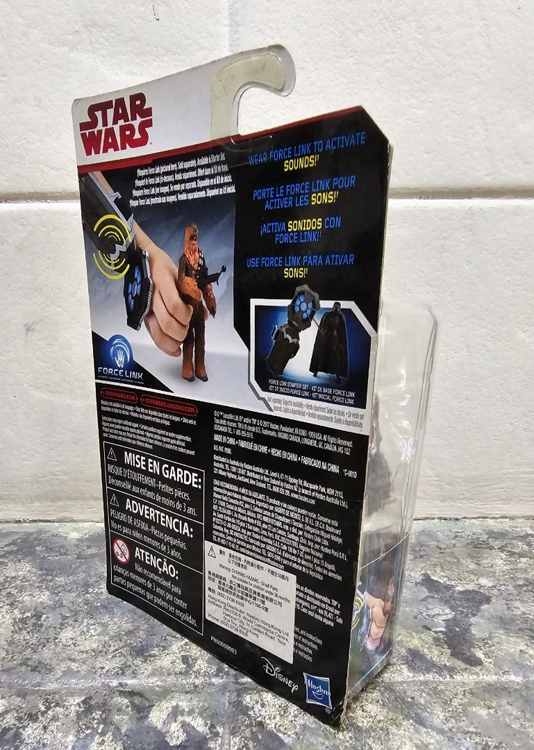 CHEWBACCA with PORG - 2017 Hasbro Star Wars The Last Jedi Force Link 2. ...