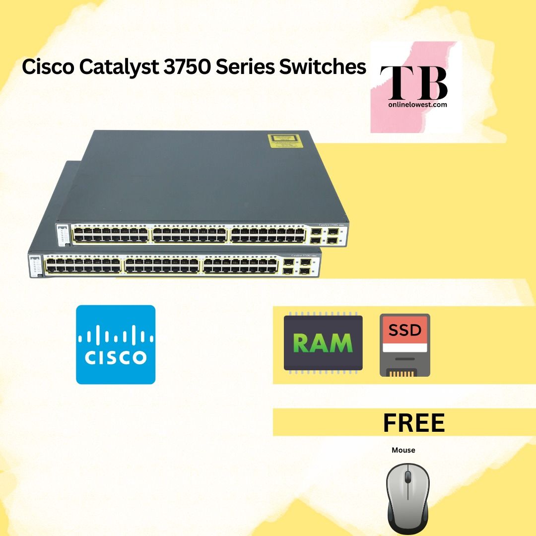 Cisco Catalyst 3750 Series Switches, Computers & Tech, Parts ...