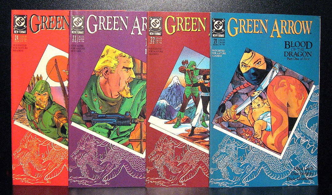 COMICS: DC: Green Arrow #21-24 (1989), 1st app of Robert Queen (son of ...