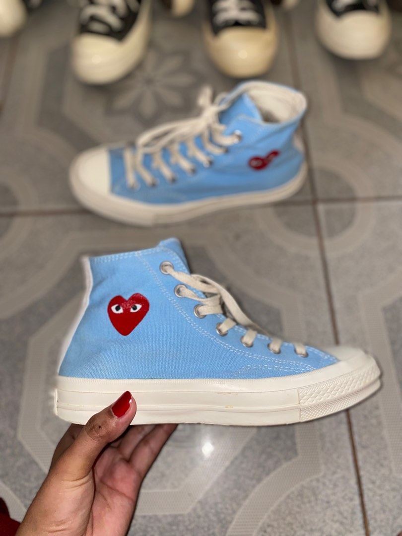Converse 70s x CDG Play highcut, Men's Fashion, Footwear, Sneakers on ...