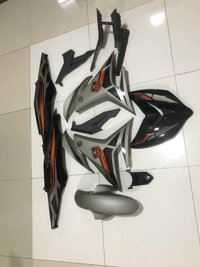 Coverset y15 v2 (matt grey), Motorbikes on Carousell