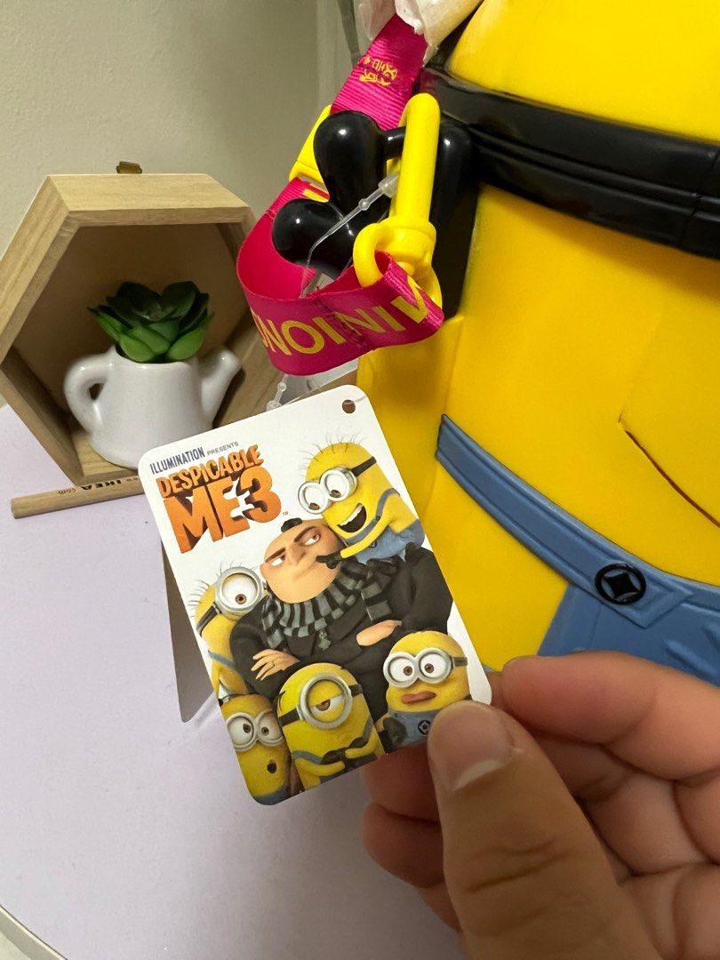 Despicable Me 3 popcorn bucket (universal studio), Hobbies & Toys ...