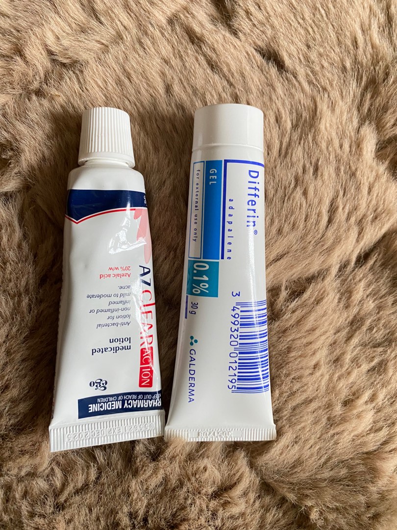 Differin and azclear lotion, Beauty & Personal Care, Face, Face Care on ...