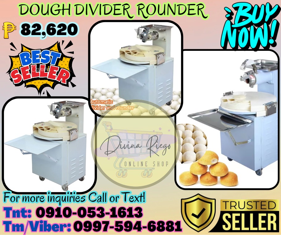 dough bun divider rounder and burger bun machine, Commercial ...