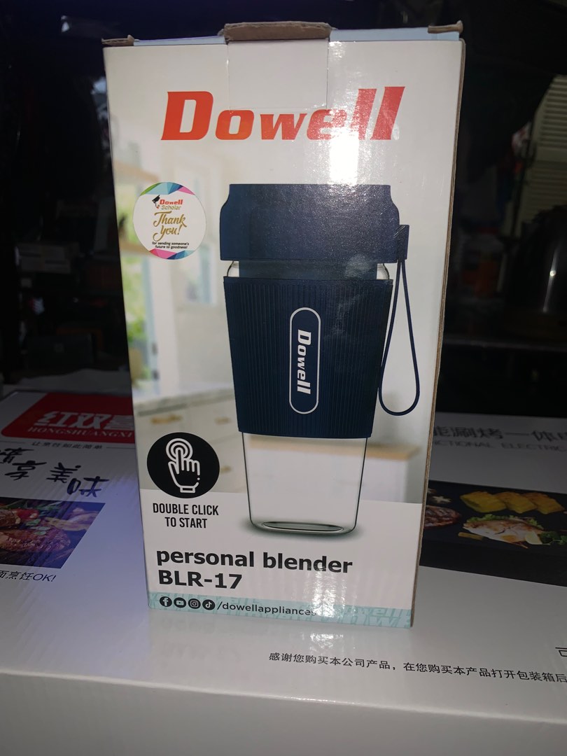 Dowell Portable Rechargeable Personal Blender, TV & Home Appliances ...