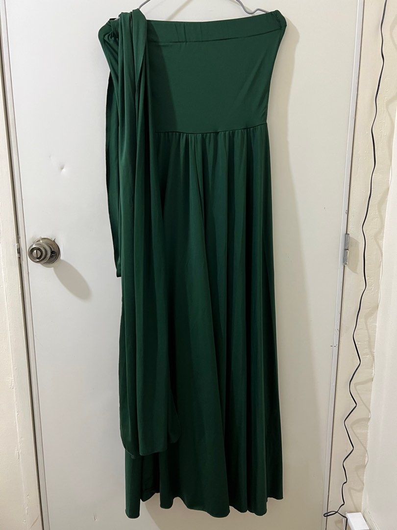 Emerald Green Infinity Dress, Women's Fashion, Dresses & Sets, Dresses ...