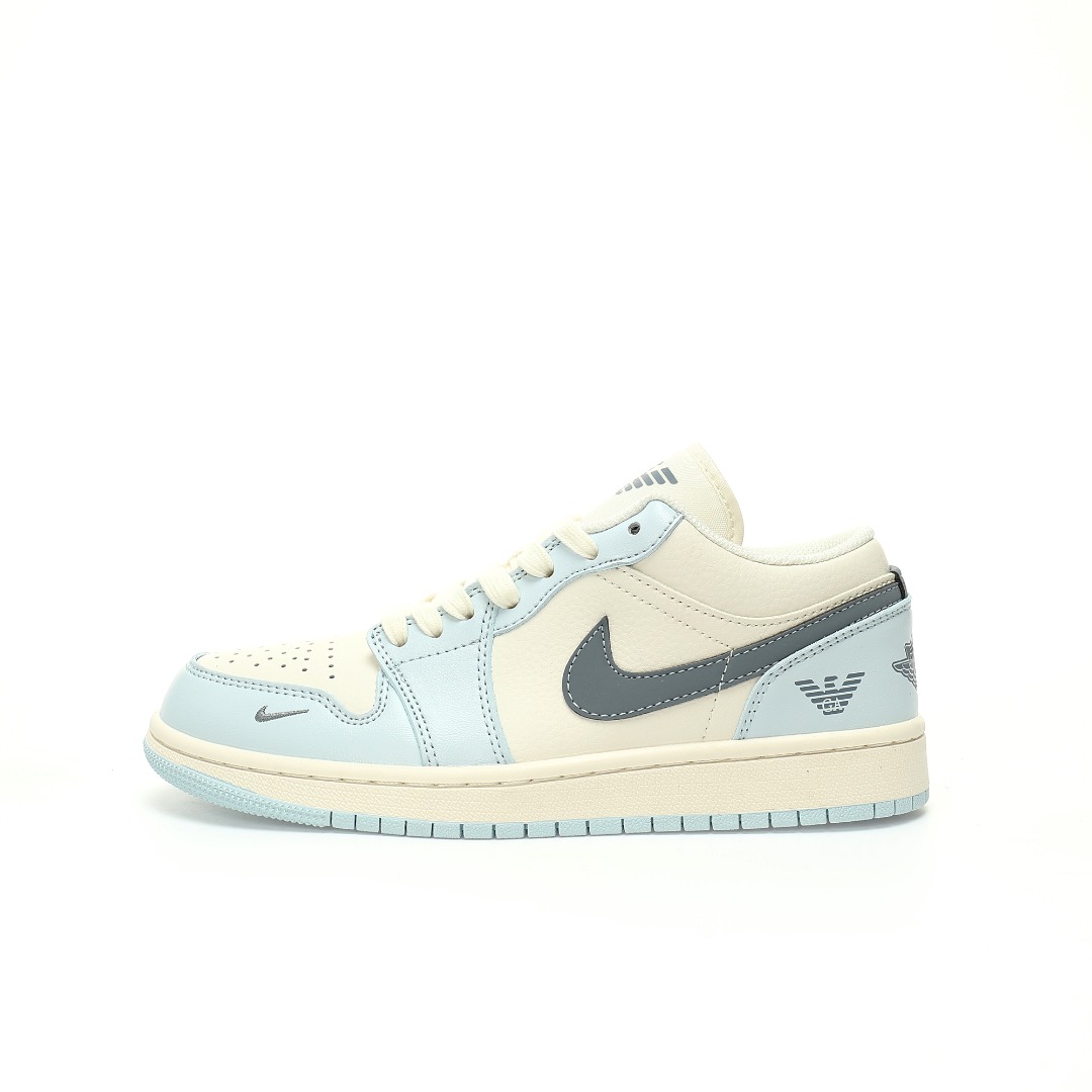 Emporio Armani x Nike Air Jordan 1 Low OG"Armani", Women's Fashion ...