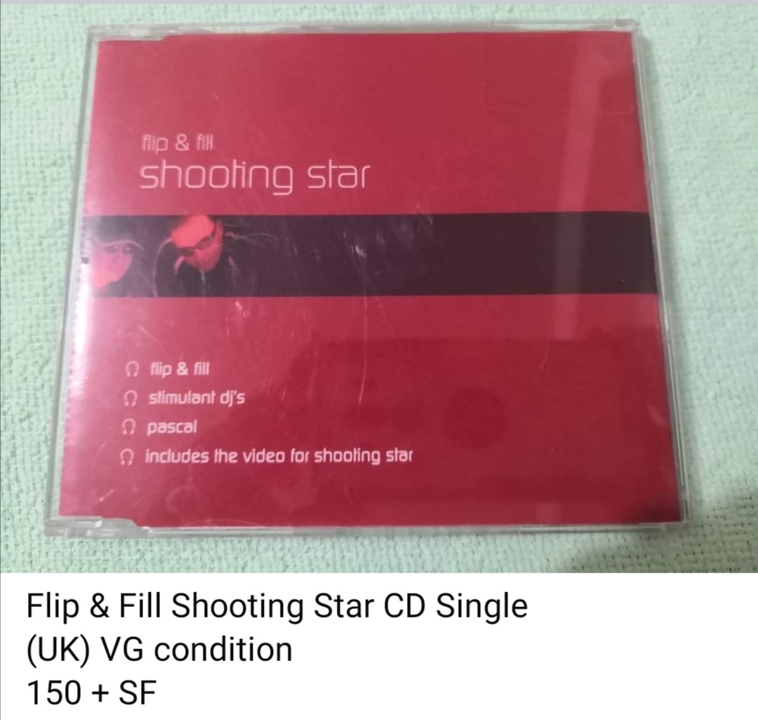Flip & Fill Shooting Star CD Single (unsealed), Hobbies & Toys, Music & Media, CDs & DVDs on ...