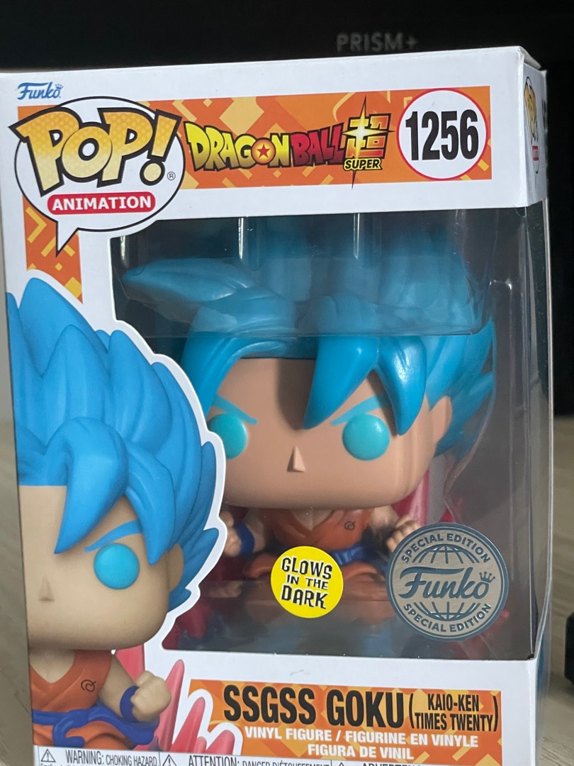 Funko pop DragonBall ssgss goku glow in the dark special edition #1256 ...
