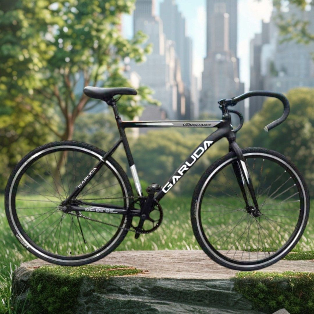 GARUDA VANGUARD AERO V2 ALLOY FIXIE DROP BAR 700C X 35C, Sports ...