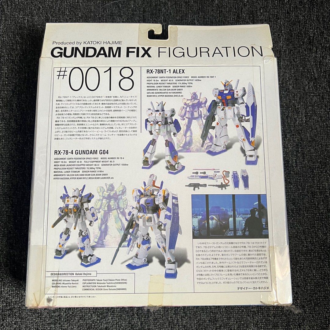 Gundam fix figuration RX-78NT-1 Alex, Hobbies & Toys, Collectibles ...