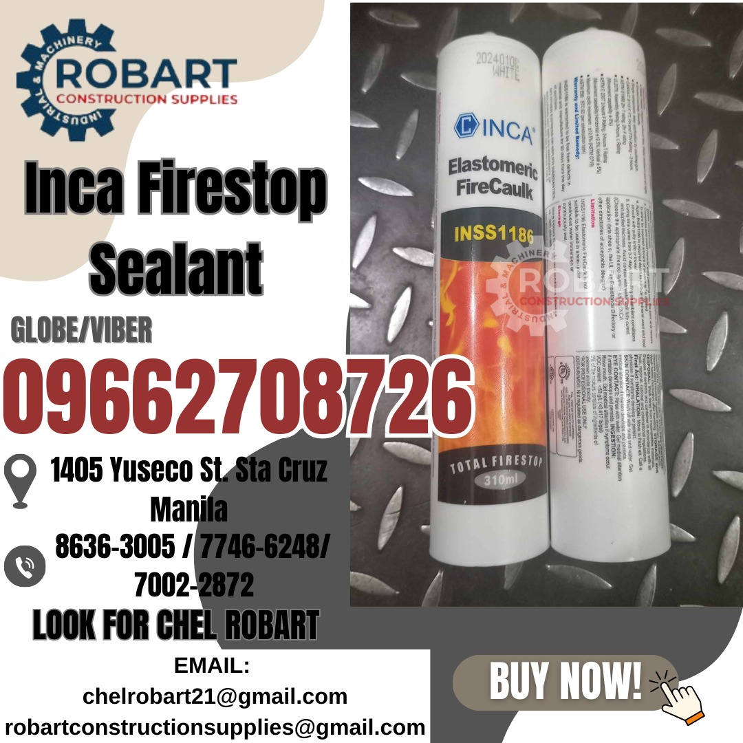INCA FIRESTOP SEALANT, Commercial & Industrial, Construction Tools ...