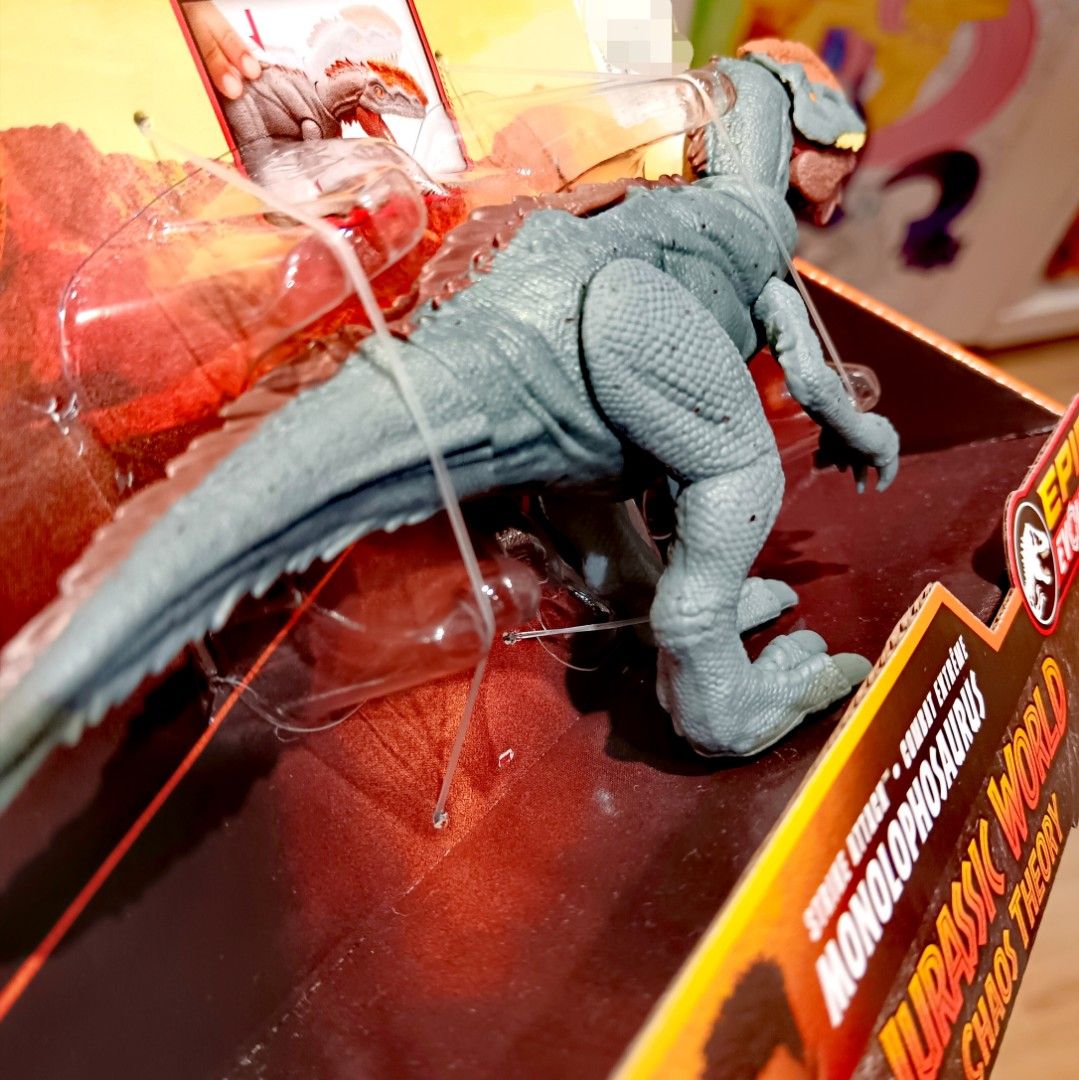 JURASSIC WORLD CHAOS THEORY Strike Attack Monolophosaurus Dinosaur ...