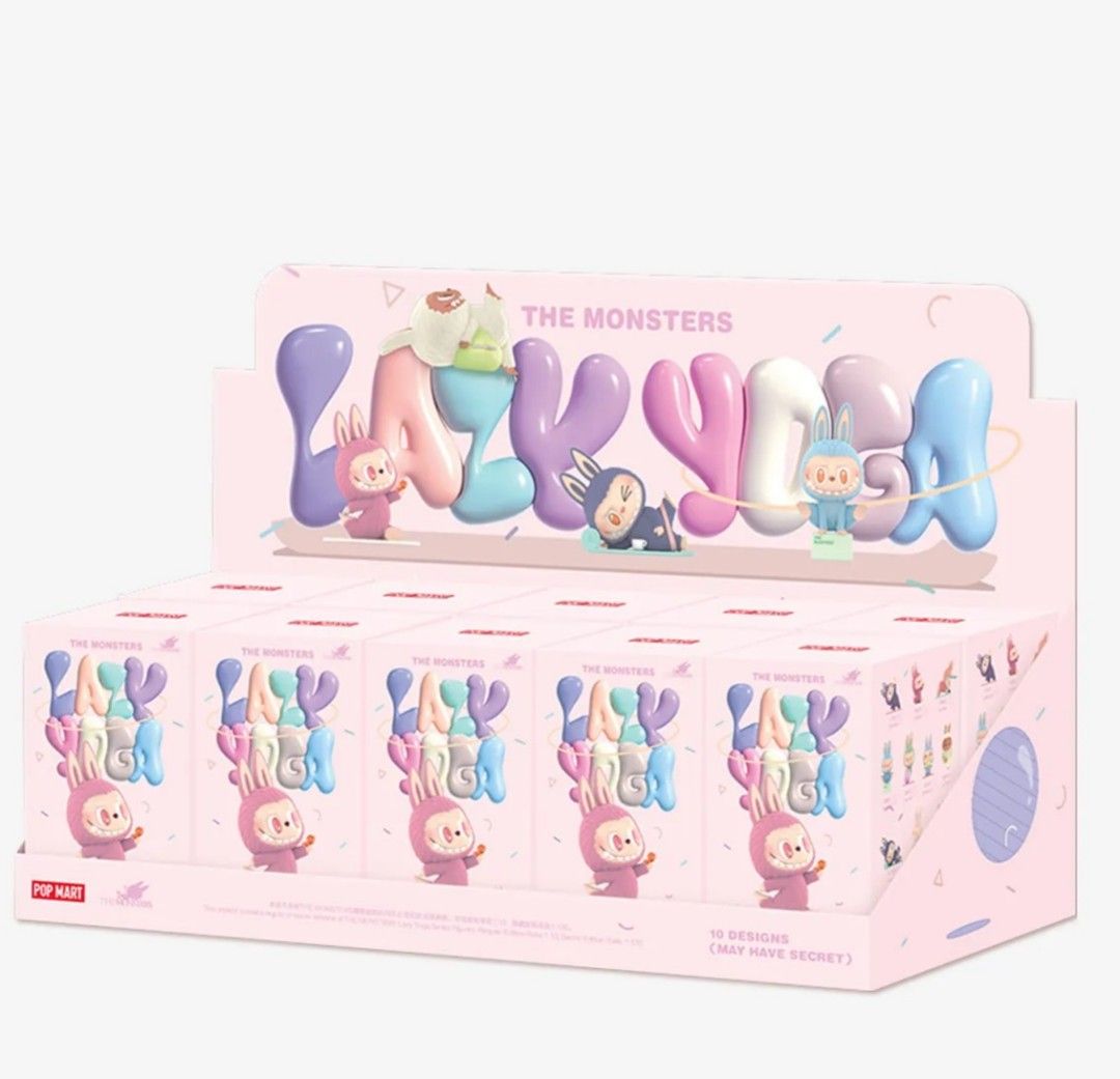 Labubu lazy yoga brand new whole set, Hobbies & Toys, Toys & Games on ...