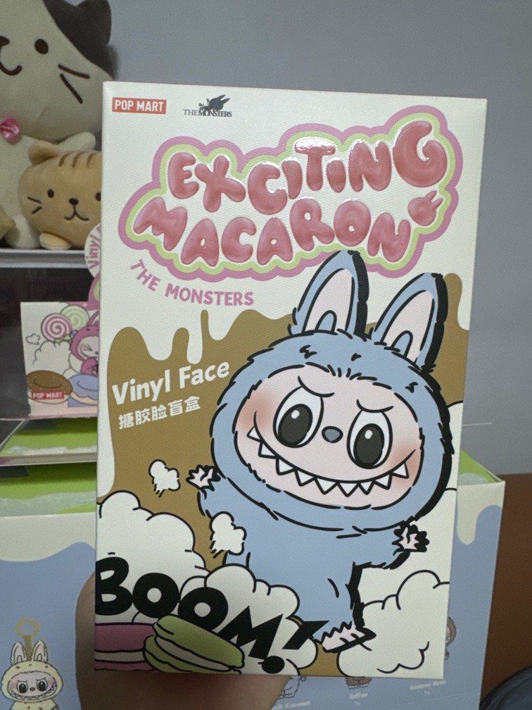 READY STOCKS Labubu Exciting Macaron Plush (Toffee, sesame bean, soy ...