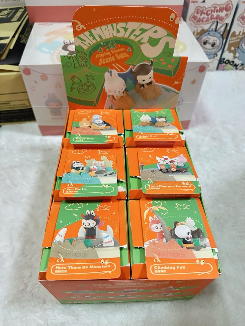 Labubu Playing Game Scene Sets, Hobbies & Toys, Toys & Games on Carousell