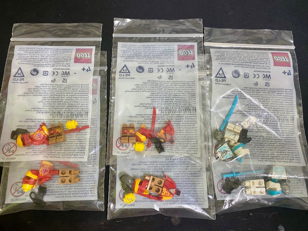 Lego Ninja go Minifigures, Hobbies & Toys, Toys & Games on Carousell
