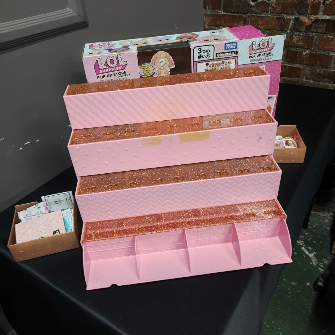 LOL Suprise Pop Up Store Display Stand Doll House Organizer, Hobbies ...