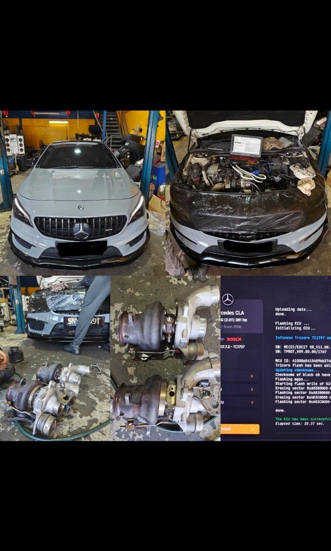 M133 a45 cla45 gla45 amg mods and repair w117 w176 x156 stage 1 2 3 ...