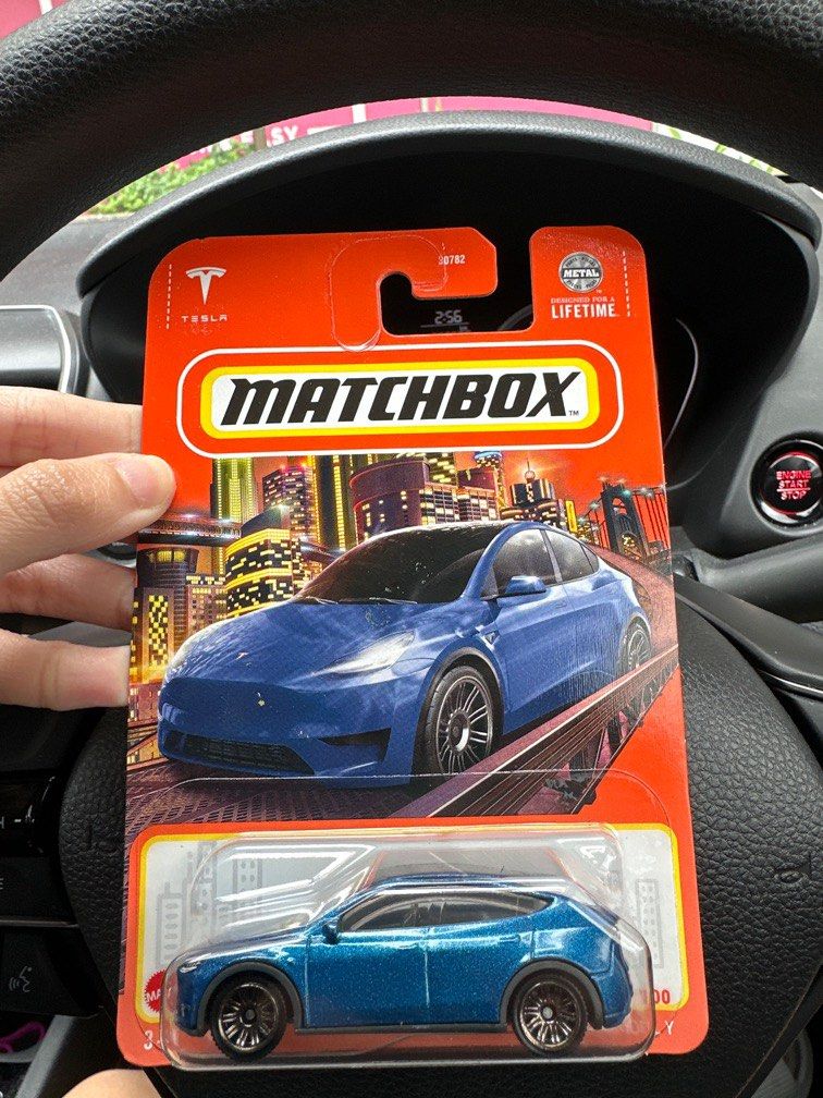 Matchbox Tesla model Y, Hobbies & Toys, Toys & Games on Carousell