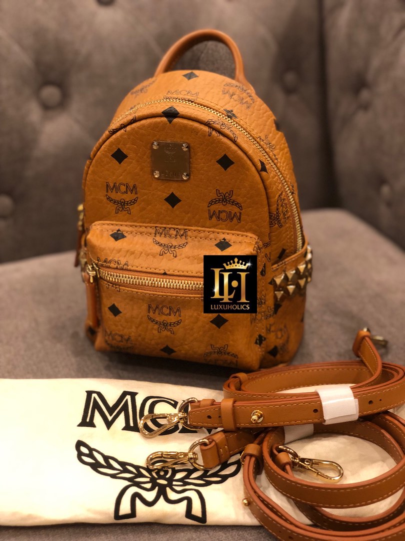 MCM mini backpack, Women's Fashion, Bags & Wallets, Backpacks on Carousell
