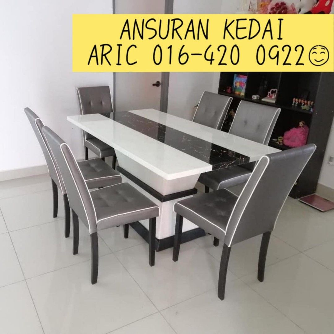 Meja Makan Ansuran Kedai, Furniture & Home Living, Furniture, Tables ...