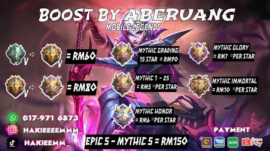 MLBB JOKI, Video Gaming, Video Games, Others on Carousell