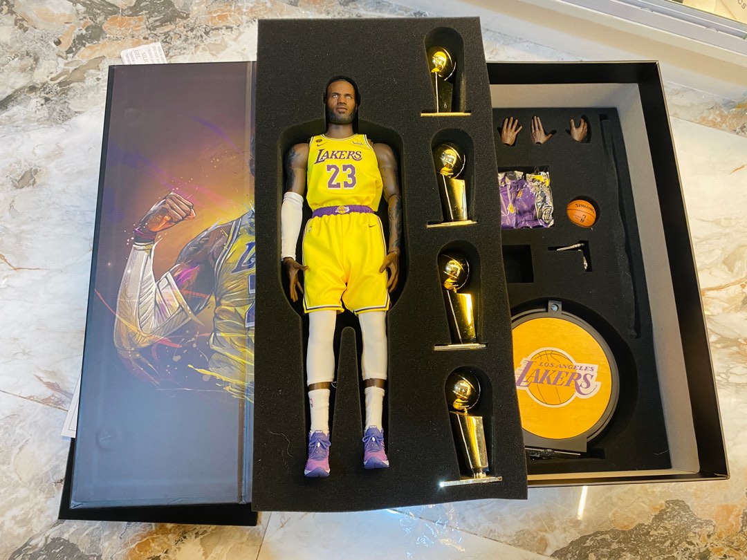 NBA ENTERBAY LEBRON JAMES LAKERS #23, Hobbies & Toys, Toys & Games on ...