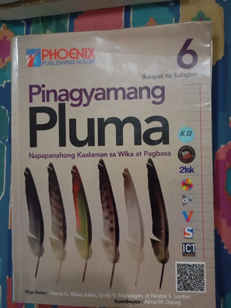 Pinagyamang Pluma Filipino book Grade 6, Hobbies & Toys, Books ...