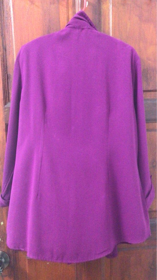 Plus Size Kemeja Yuna, Women's Fashion, Muslimah Fashion, Tops on Carousell