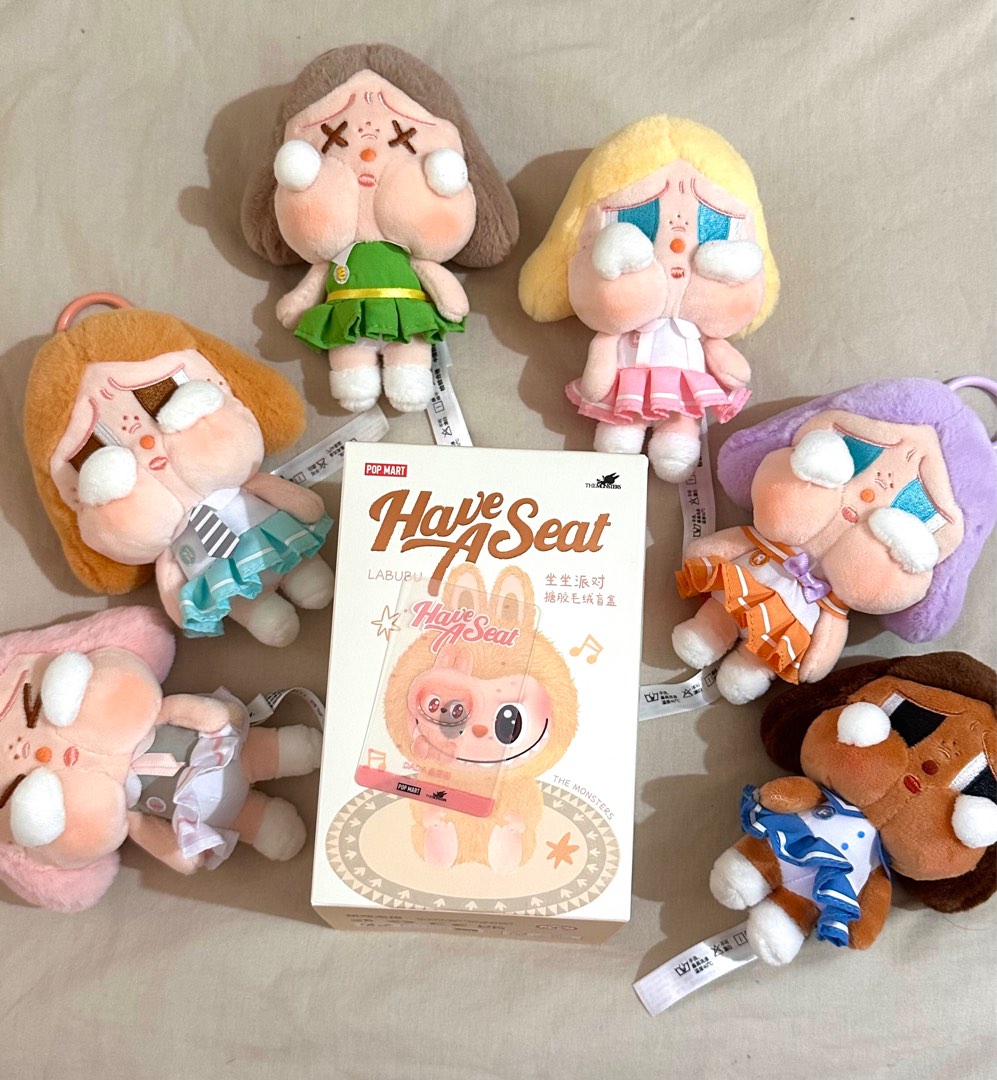 Popmart Crybaby Set & Labubu: Dada, Hobbies & Toys, Toys & Games on ...