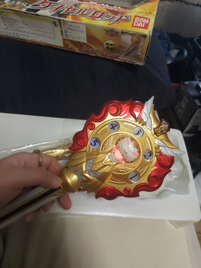 Power Rangers Mystic Force/Magi Ranger Lion staff/dial rod, Hobbies ...