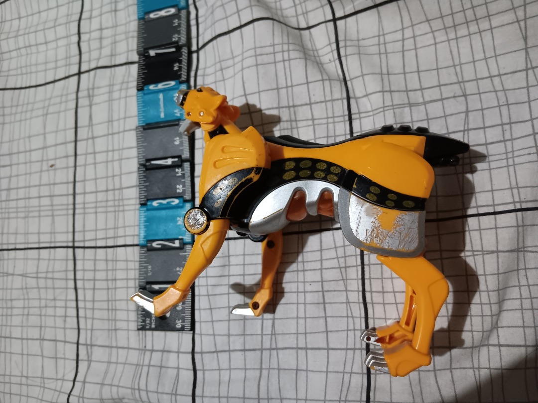 Power Rangers Jungle fury GEKI CHEETAH Zord figure Gekiranger yellow NO ...