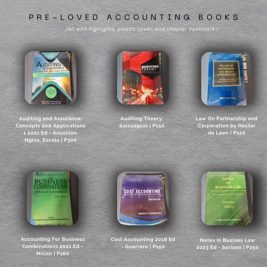 PRE-LOVED ACCOUNTING BOOKS, Hobbies & Toys, Books & Magazines ...