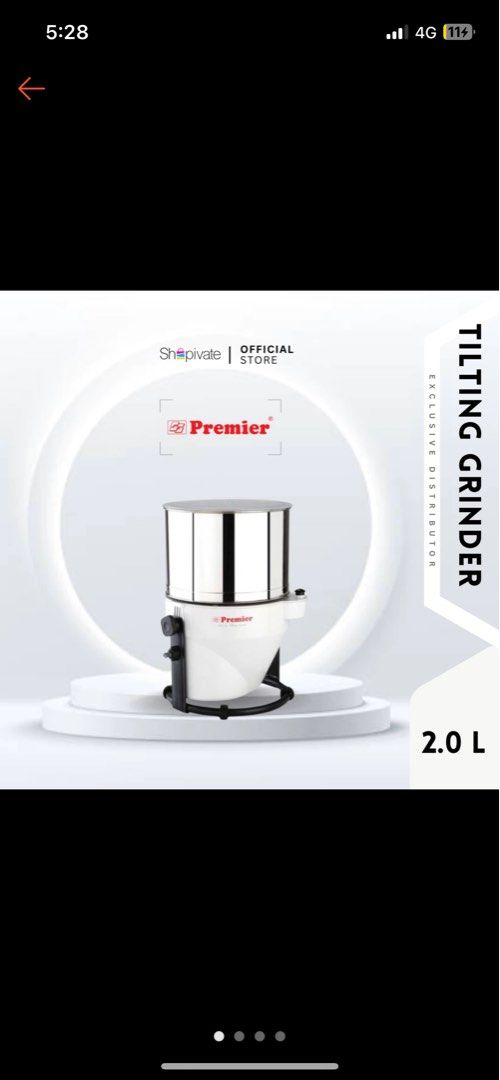 Premier Table Top Tilting Grinder, Furniture & Home Living, Kitchenware & Tableware, Cookware ...