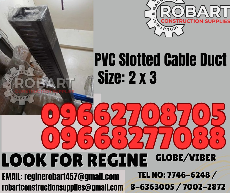 PVC Slotted Cable Duct Size: 2 x 3, Commercial & Industrial ...