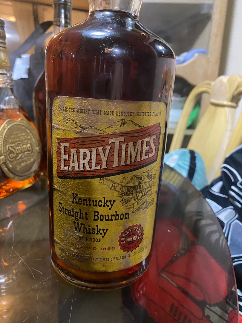 Rare Early Times Kentucky Straight Bourbon Whiskey., Food & Drinks ...