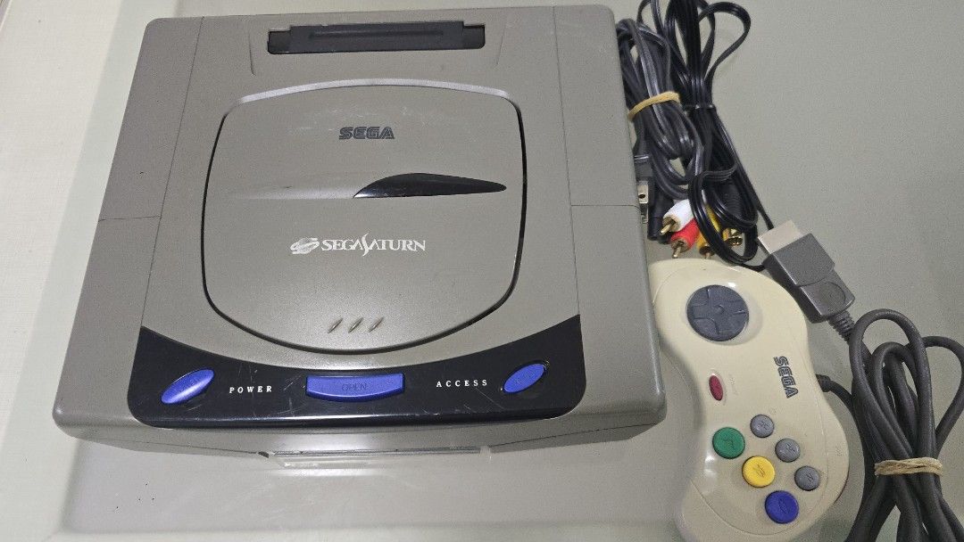 Sega Saturn Grey Colour, Video Gaming, Video Game Consoles, Others on ...