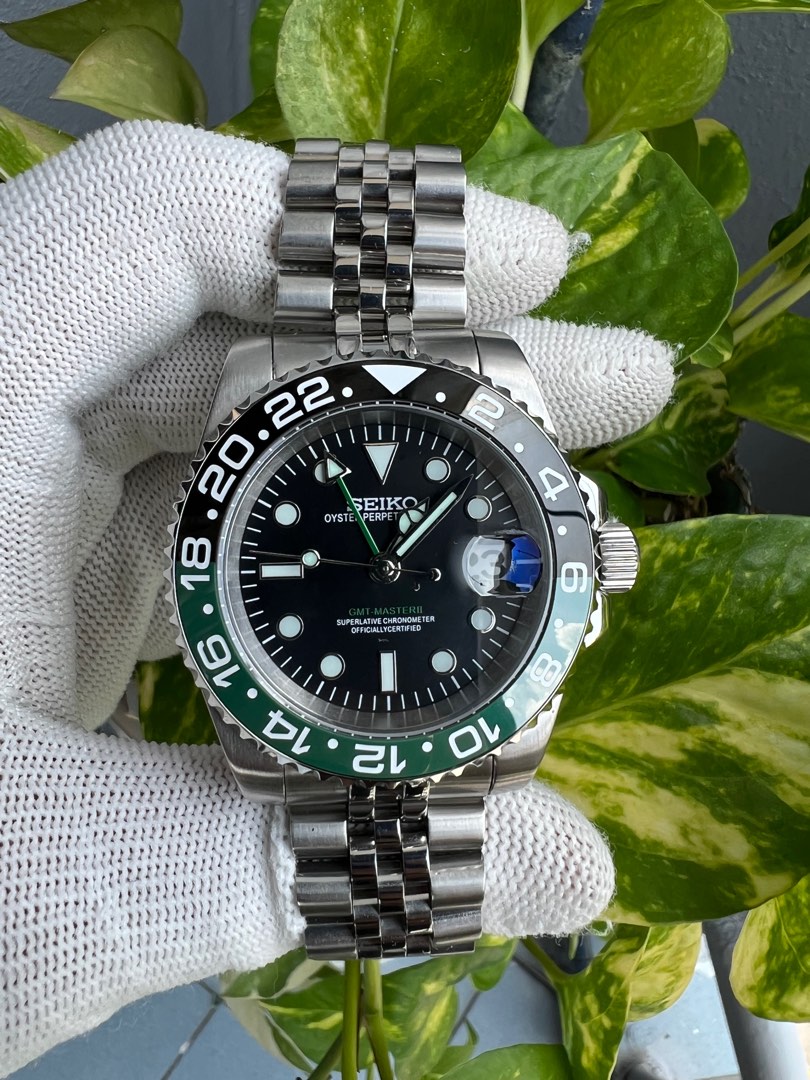 Seiko Mod GMT II “ Sprite “ 40mm, Luxury, Watches on Carousell
