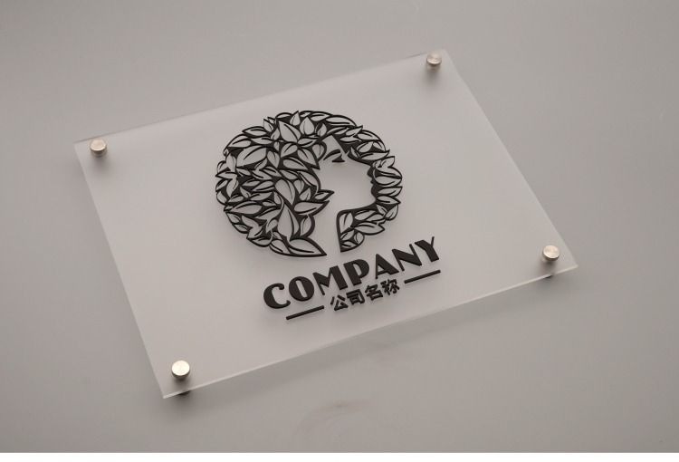 Signage Acrylic signboard customise logo company sign office signage ...