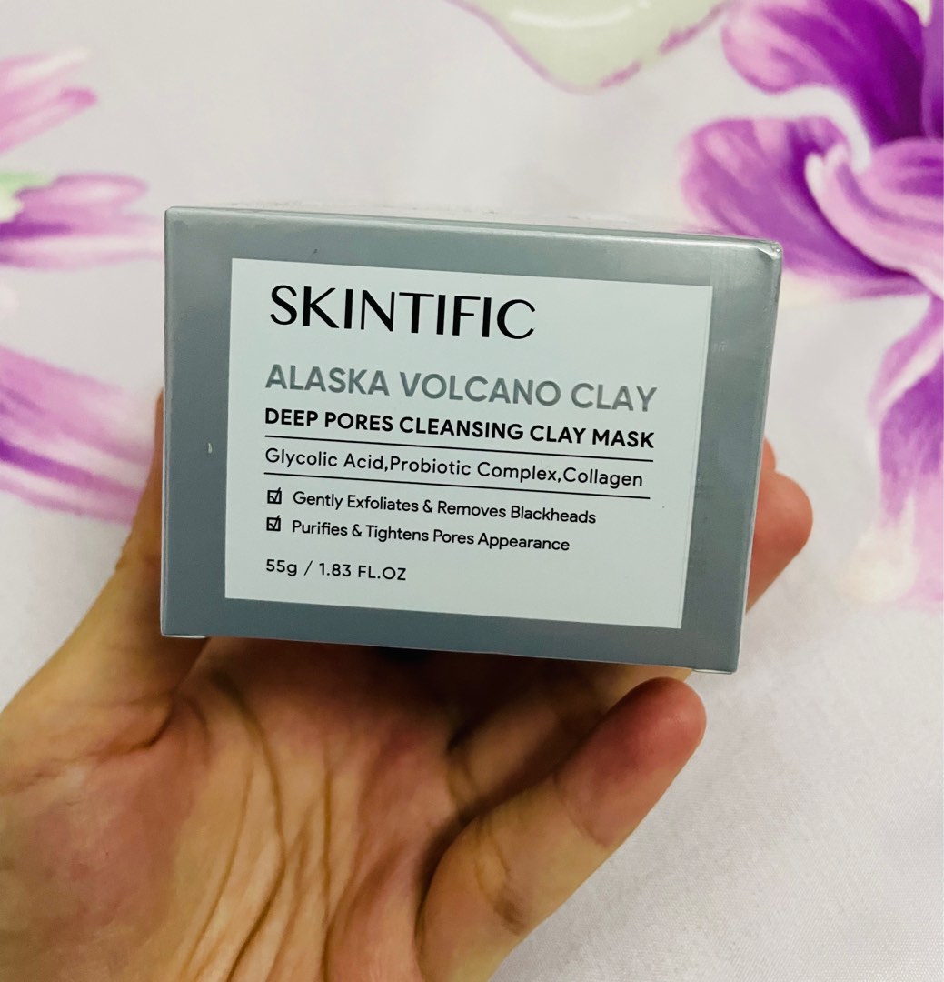 SKINTIFIC Alaska Volcano Clay Deep Pores Cleansing Clay Mask 55g ...
