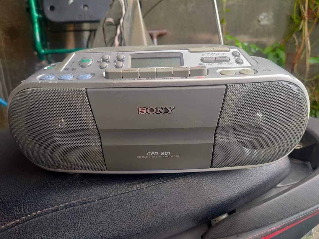 Sony CD Cassette Radio Player - Japan Surplus, Audio, Portable Music Players on Carousell