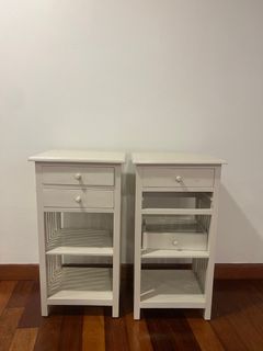 (Brand New) Amazing Home Arkin 2 Drawer Open Shelf Bedside Table ...