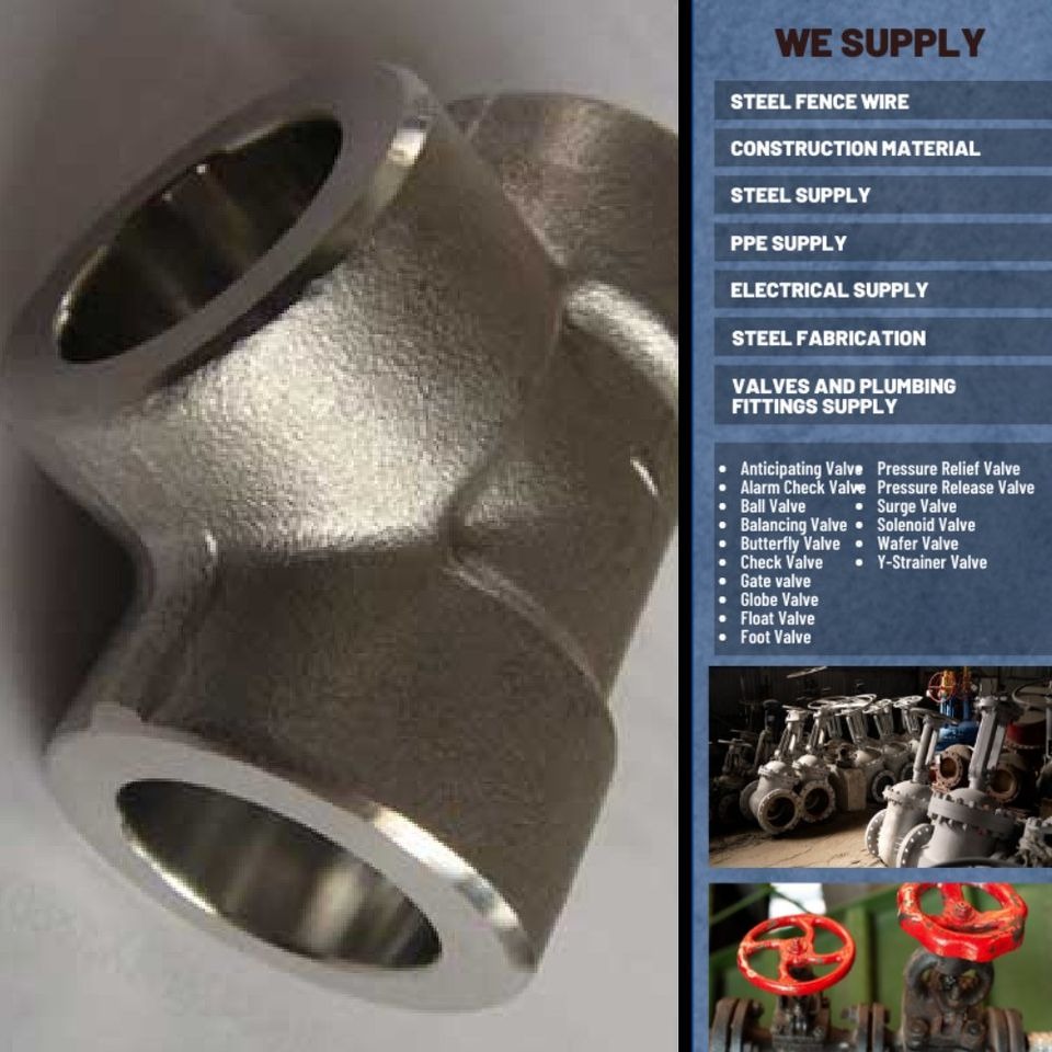 Tee Welded Type 2 1/2" x 1 1/2" / Tees / BI Tee / Elbow / Concrete ...