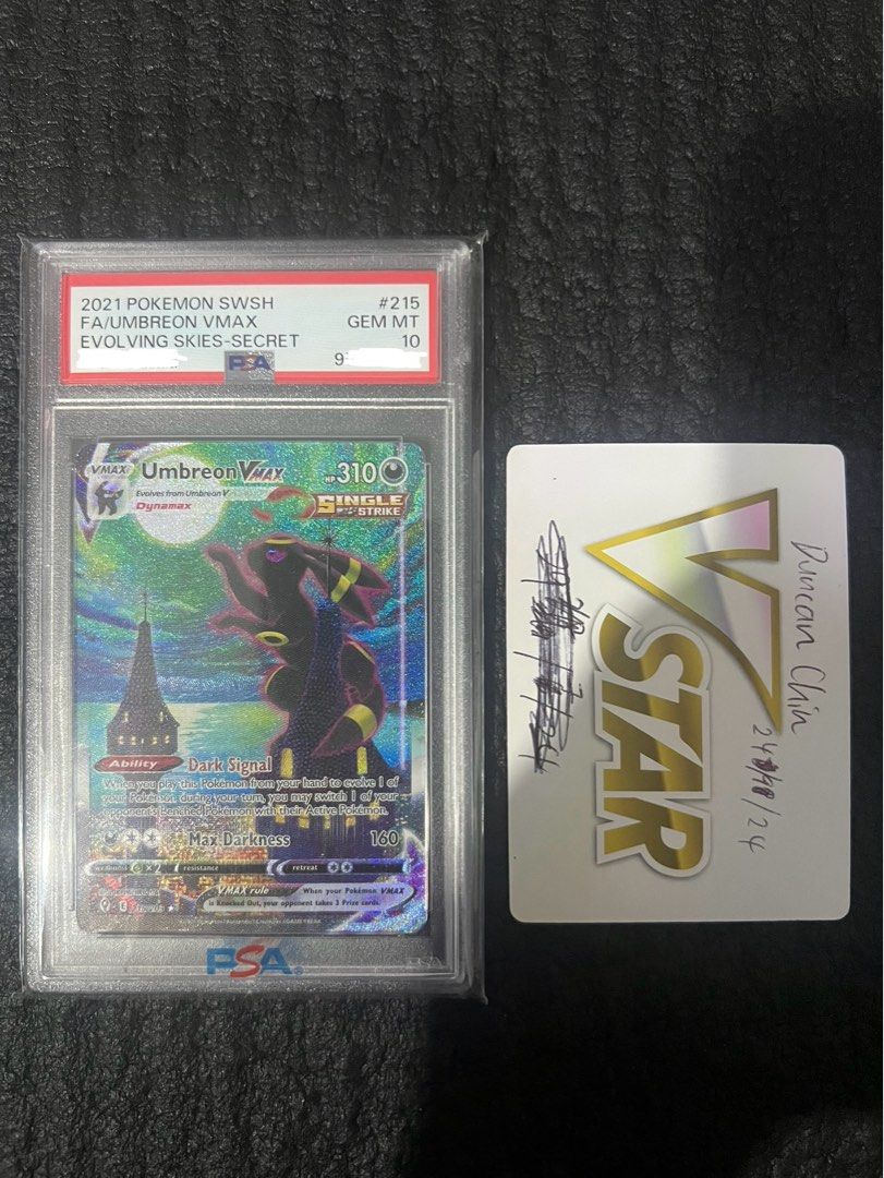 Umbreon VMAX AA Evolving Skies 215/203 PSA 10, Hobbies & Toys, Toys & Games on Carousell