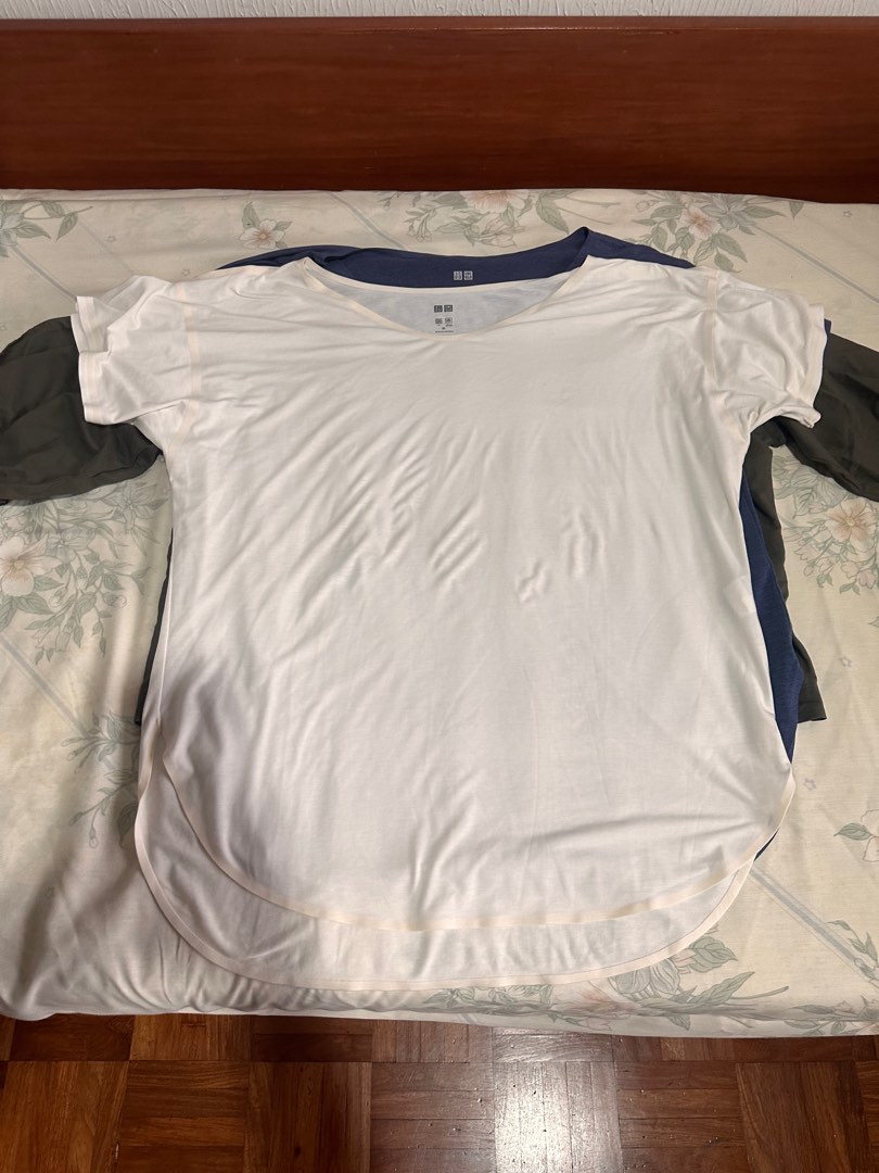 Uniqlo xl xxl bundle, Women's Fashion, Tops, Shirts on Carousell