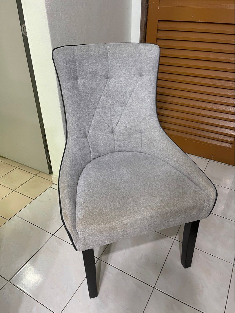 Used Dining Chairs (6 units), Furniture & Home Living, Furniture ...