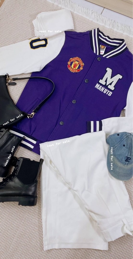 Varsity Jacket Manchester United, Men's Fashion, Coats, Jackets and ...